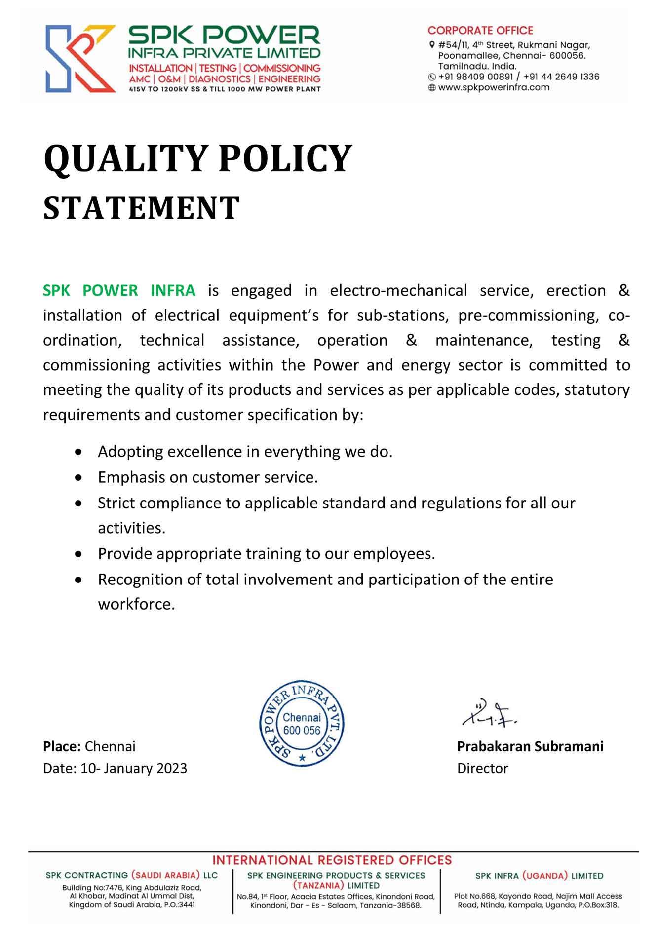 SPK Power Infra Pvt Ltd – Power Generation, Sub- Station, Distribution ...